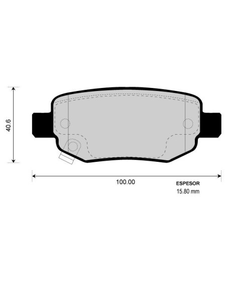 Pastillas de Frenos Chery Tiggo / Posterior