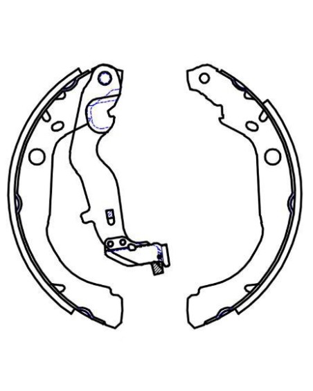 Zapatas de freno Renault Duster / Posterior